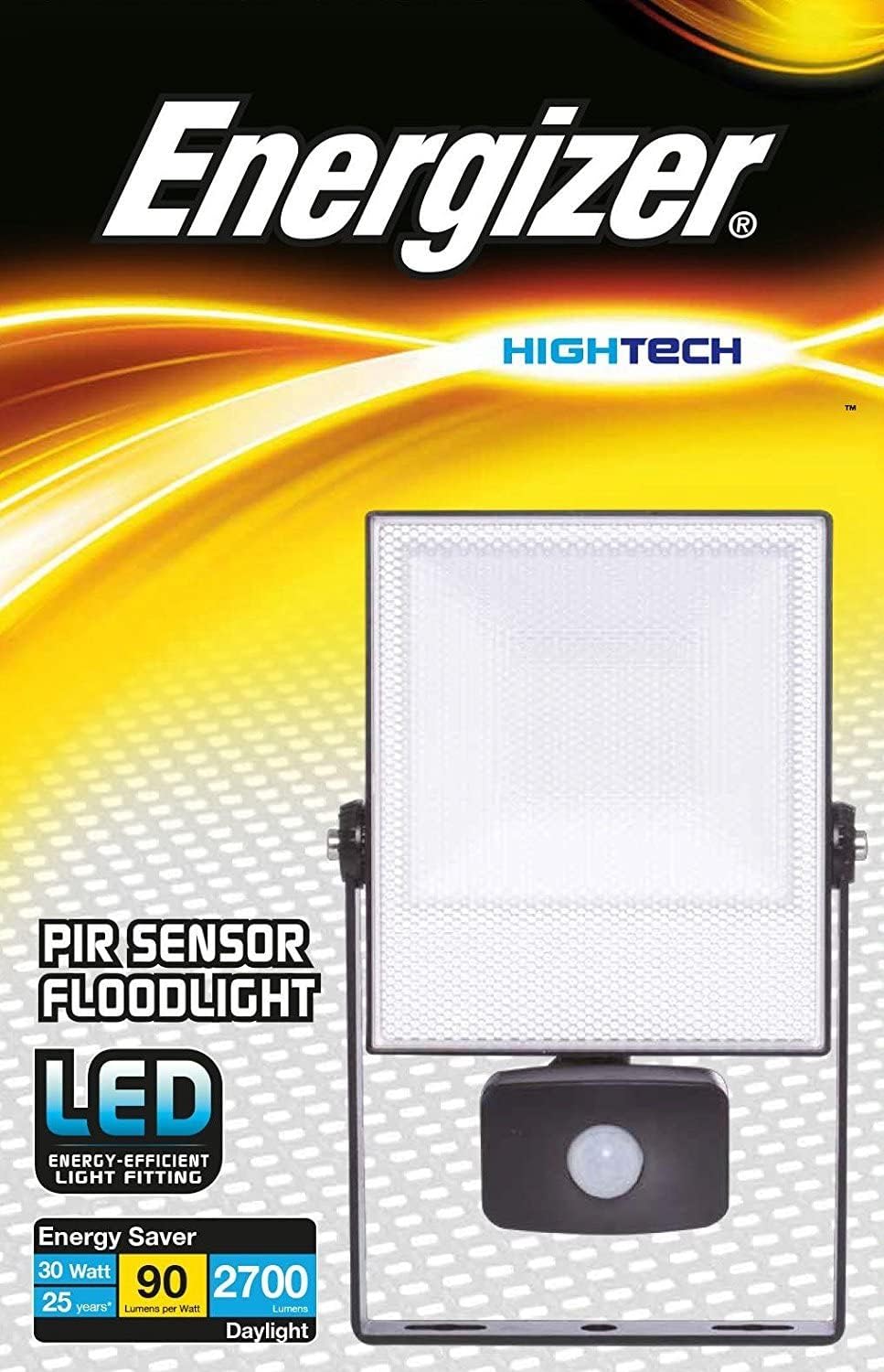 Energizer Security LED Light with PIR Motion Sensor,1800 Lumens ...