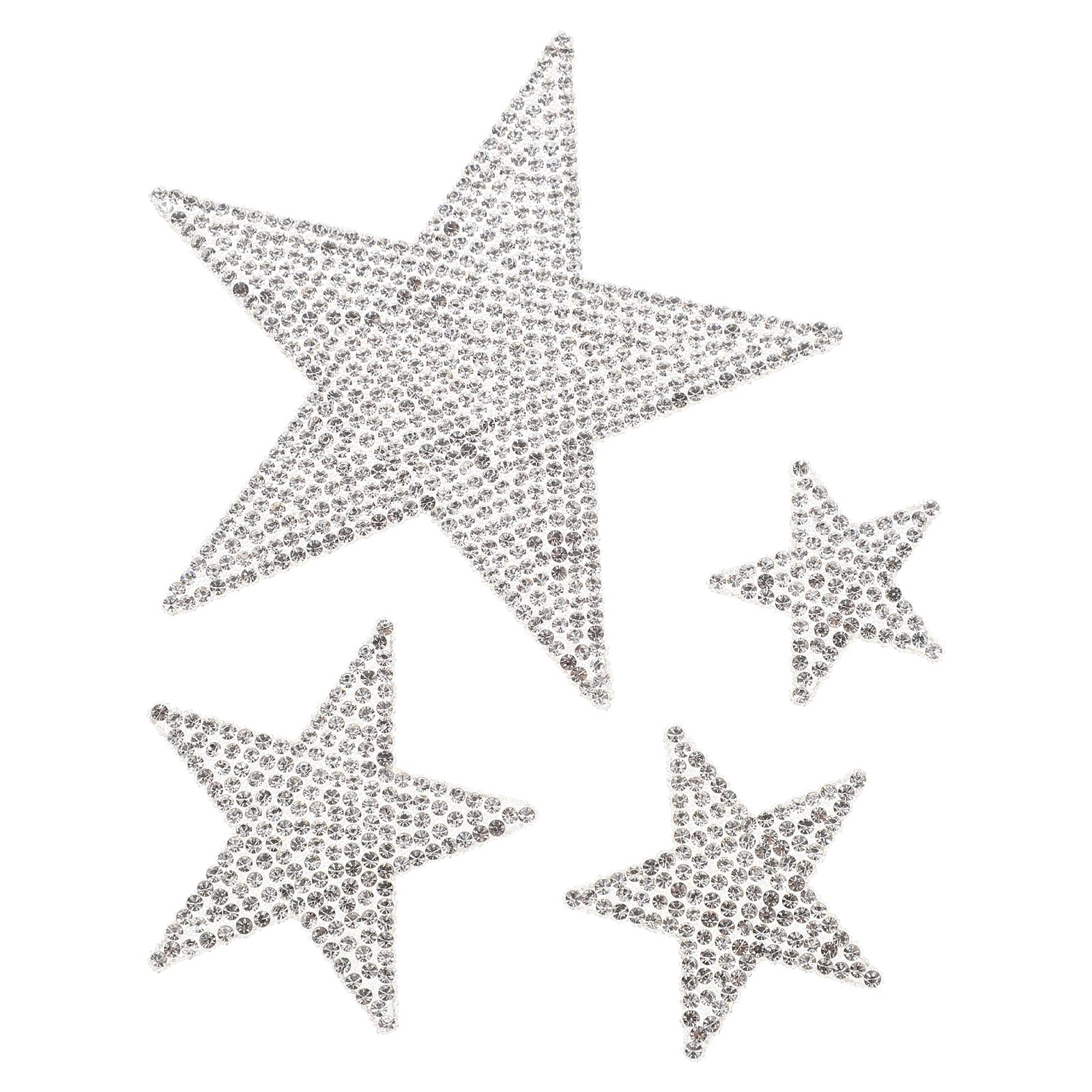 Amazon.com - EXCEART Crystal Car Sticker1 Set Star Glitter Bling ...