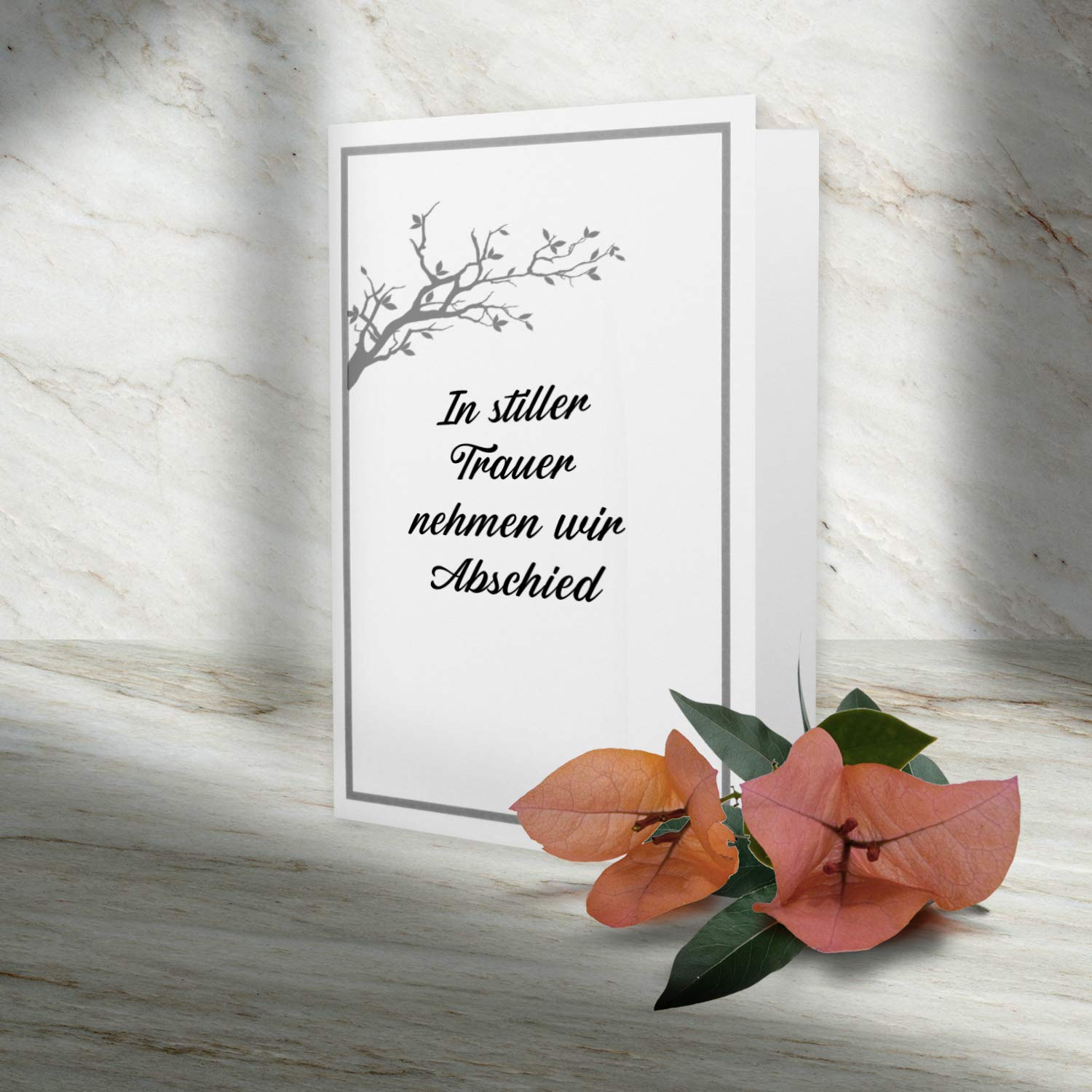 Mourning papers by GUSTAV NEUSER 25 x mourning card DIN A6 + mourning ...