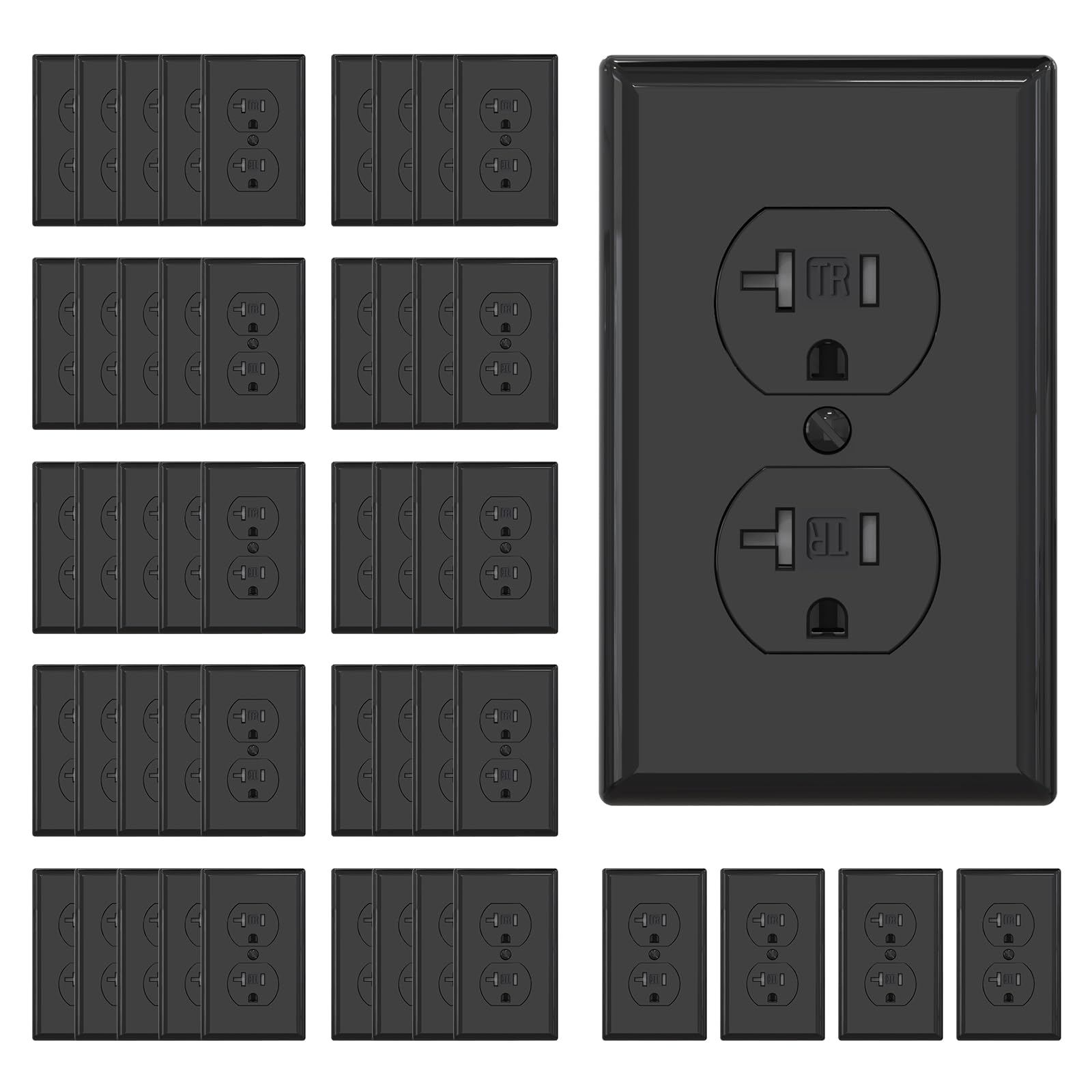 Snapklik.com : AIDA 20 Amps Outlets Duplex Electrical Receptacle ...