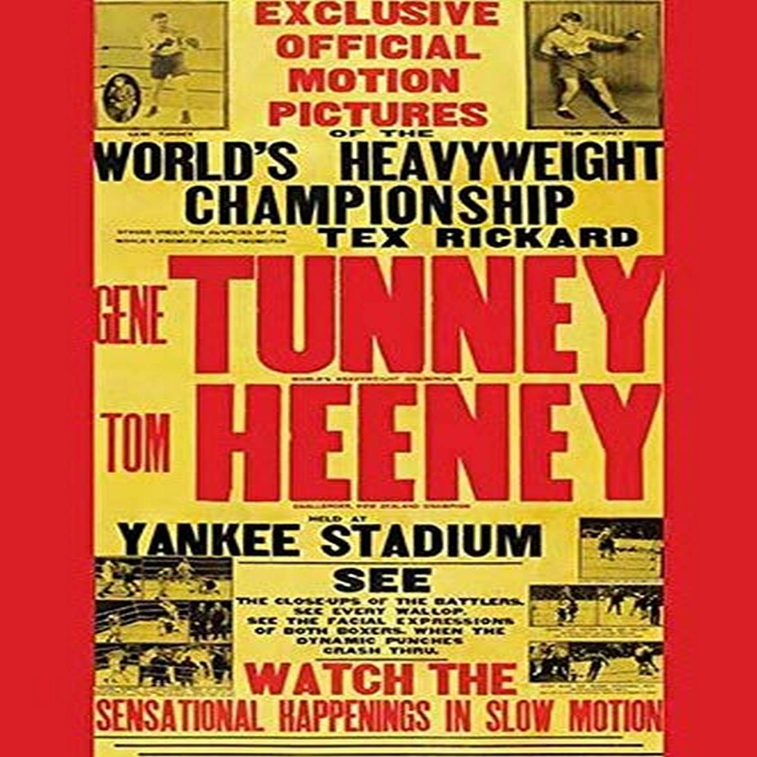 Amazon.com: A poster for a fight film about the heavyweight ...
