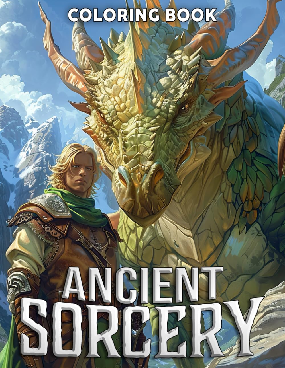 Amazon.com: Ancient Sorcery Coloring Book: Medieval Fantasy Coloring ...