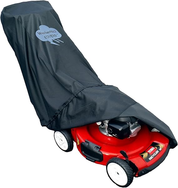 Amazon.com : Lawn Mower Cover - Waterproof, Premium Heavy Duty ...