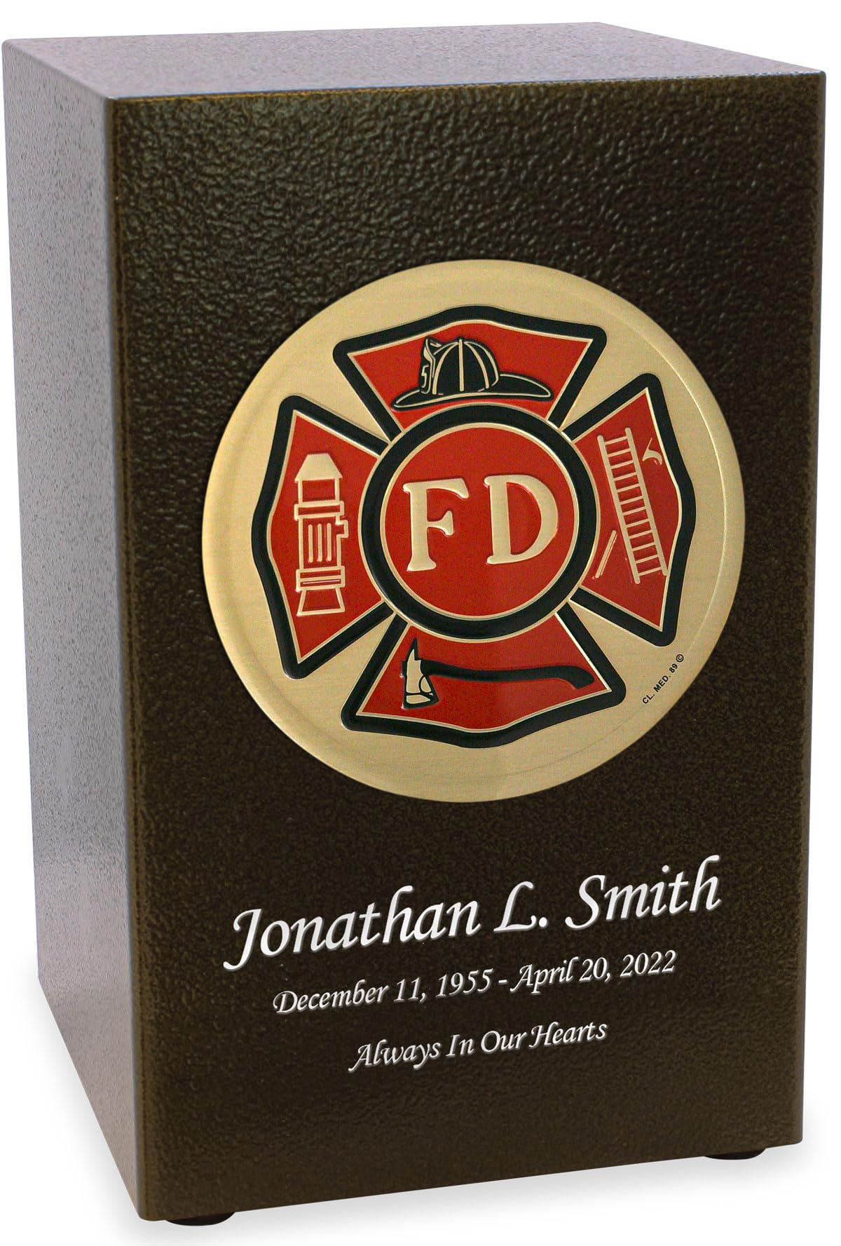 Amazon.com: Firefighter Cremation Urn for Ashes - Full Color ...