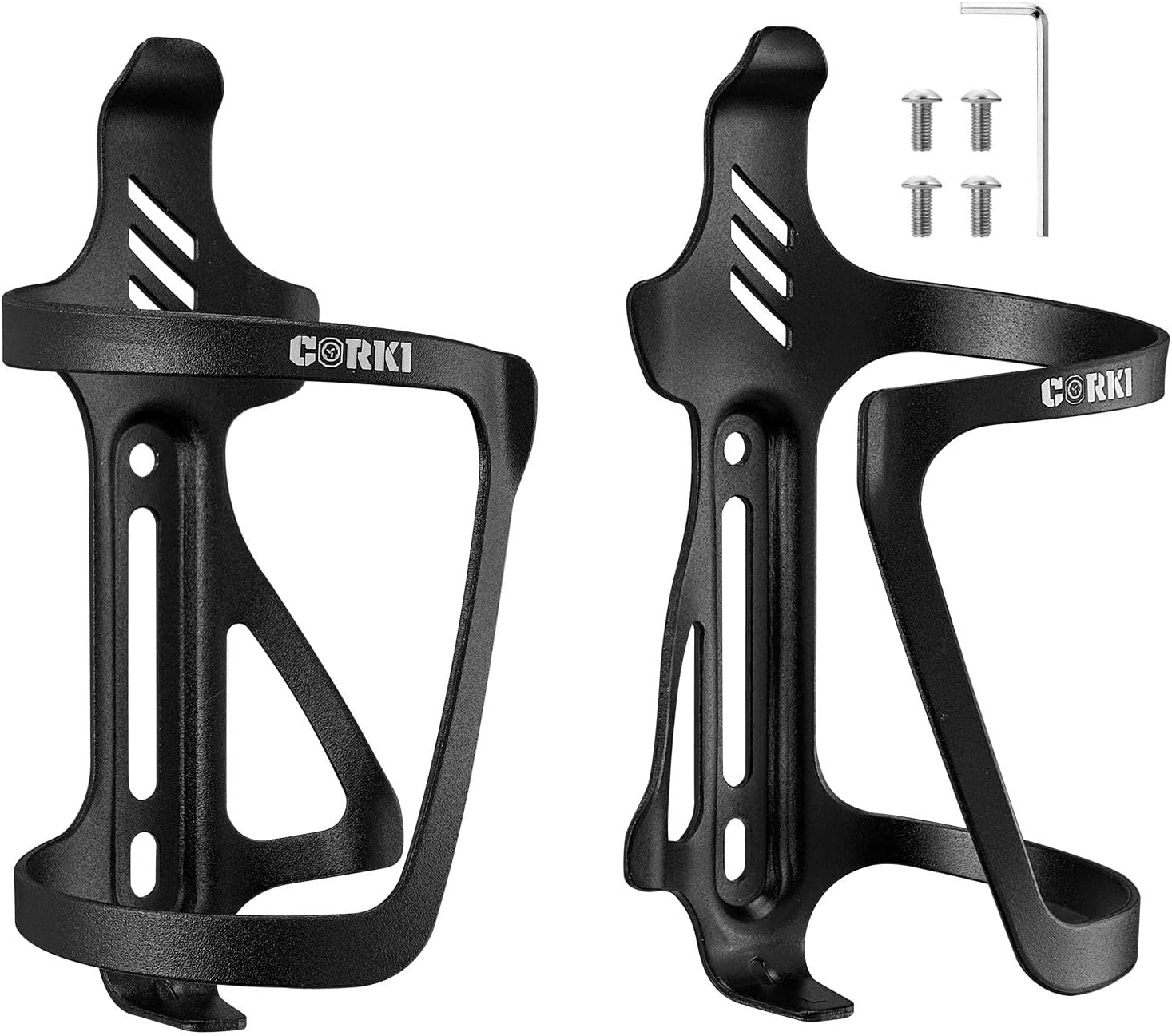 Amazon.com: LZRLSHS Carbon Fiber Bike Water Bottle Holder 2 Pack Bike ...