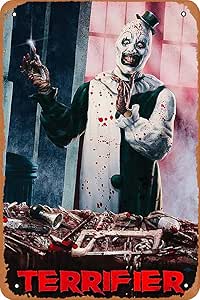 Amazon.com : Metal Sign - Terrifier Horror Movie Art Tin Poster 12 X 8 ...