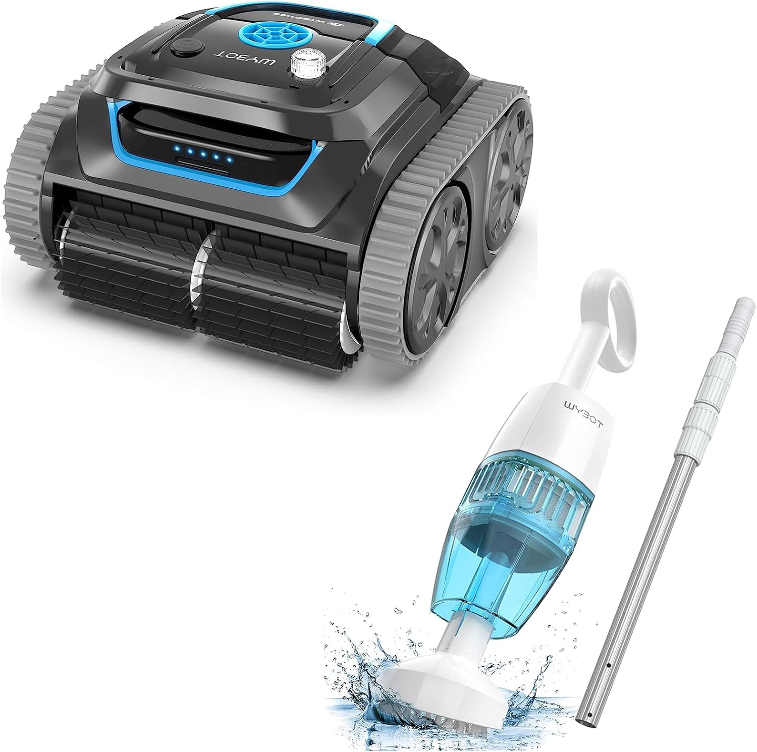 Amazon.com : WYBOT High-end Cordless Wall Climbing Robotic Pool Cleaner ...