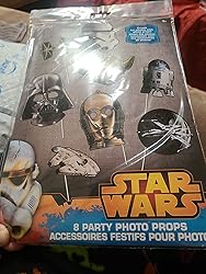 Amazon.com: Star Wars Photo Booth Props (Pack of 8) - Multicolor ...