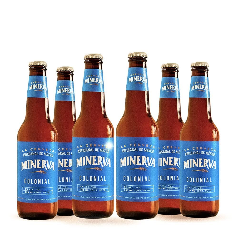 Six Pack Cerveza Minerva Colonial 355ml C/u : Amazon.com.mx: Alimentos ...
