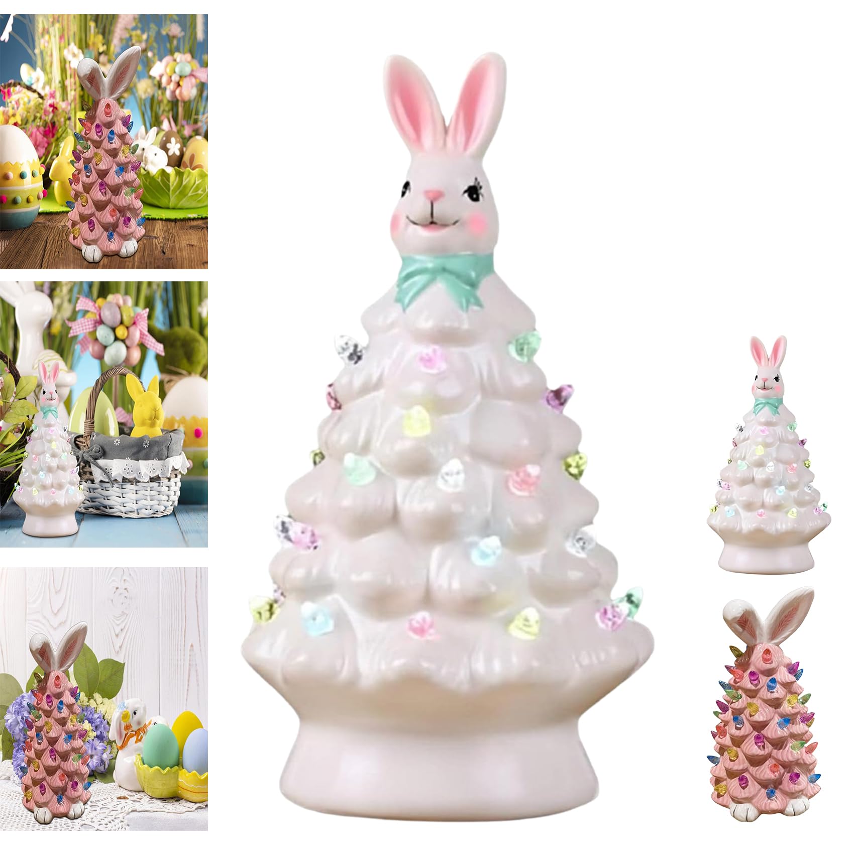 DANC Easter Pink Bunny Tree, Easter Bunny Tree, Easter Tree Pink Bunny ...