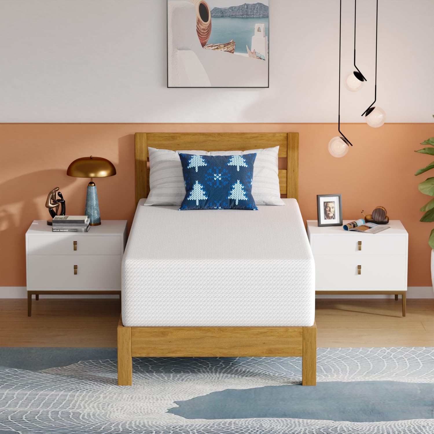 Amazon.com: PayLessHere 14 Inch Twin Mattress Base Foam Mattress ...