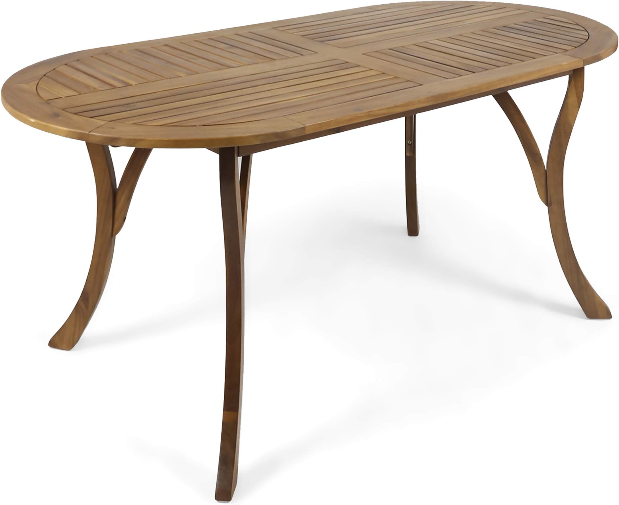 Amazon.com : Christopher Knight Home Jaden Outdoor Acacia Wood ...