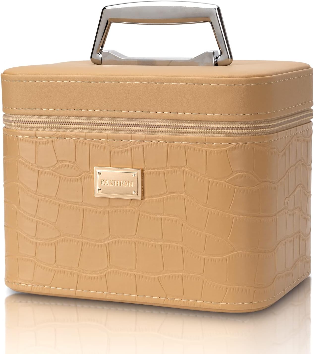 Amazon.com: Sluxa Train case makeup box, Big begie makeup box organizer ...