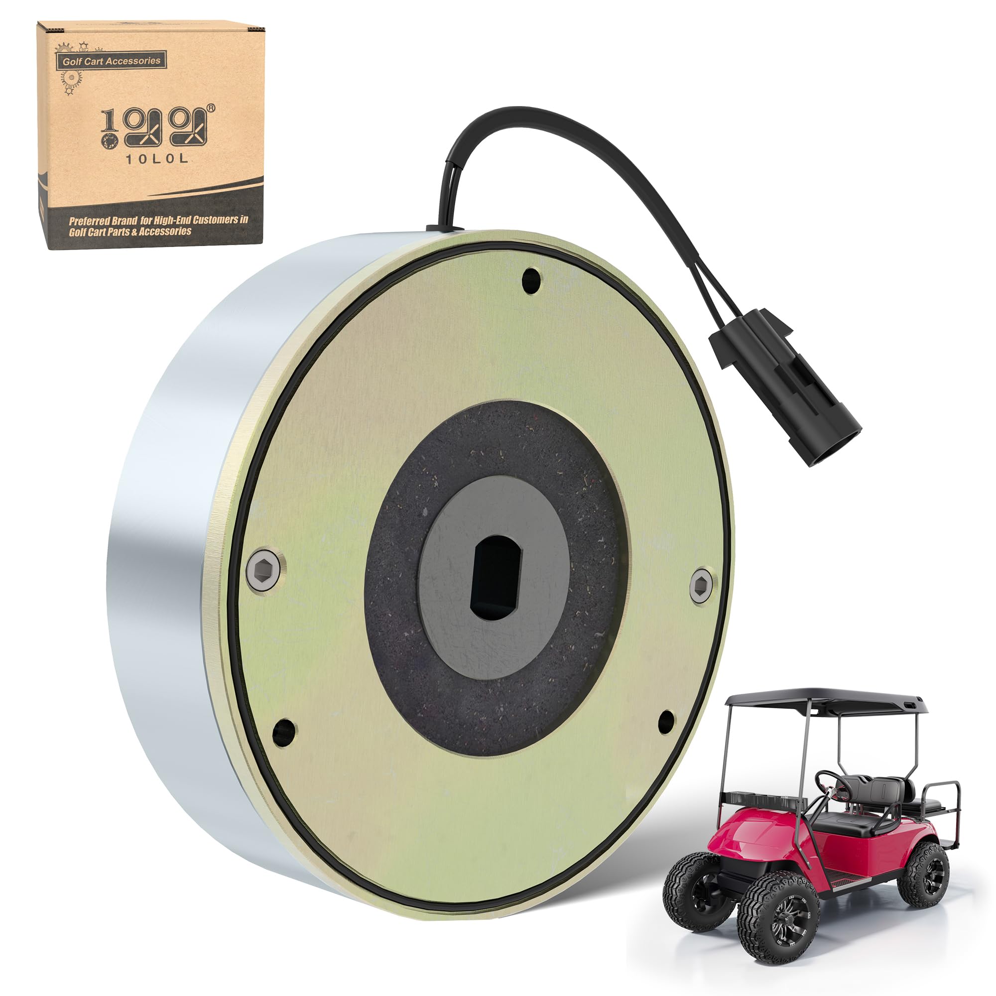 Amazon.com: 10L0L Upgraded Golf Cart Motor Brake, Compatible with EZGO ...