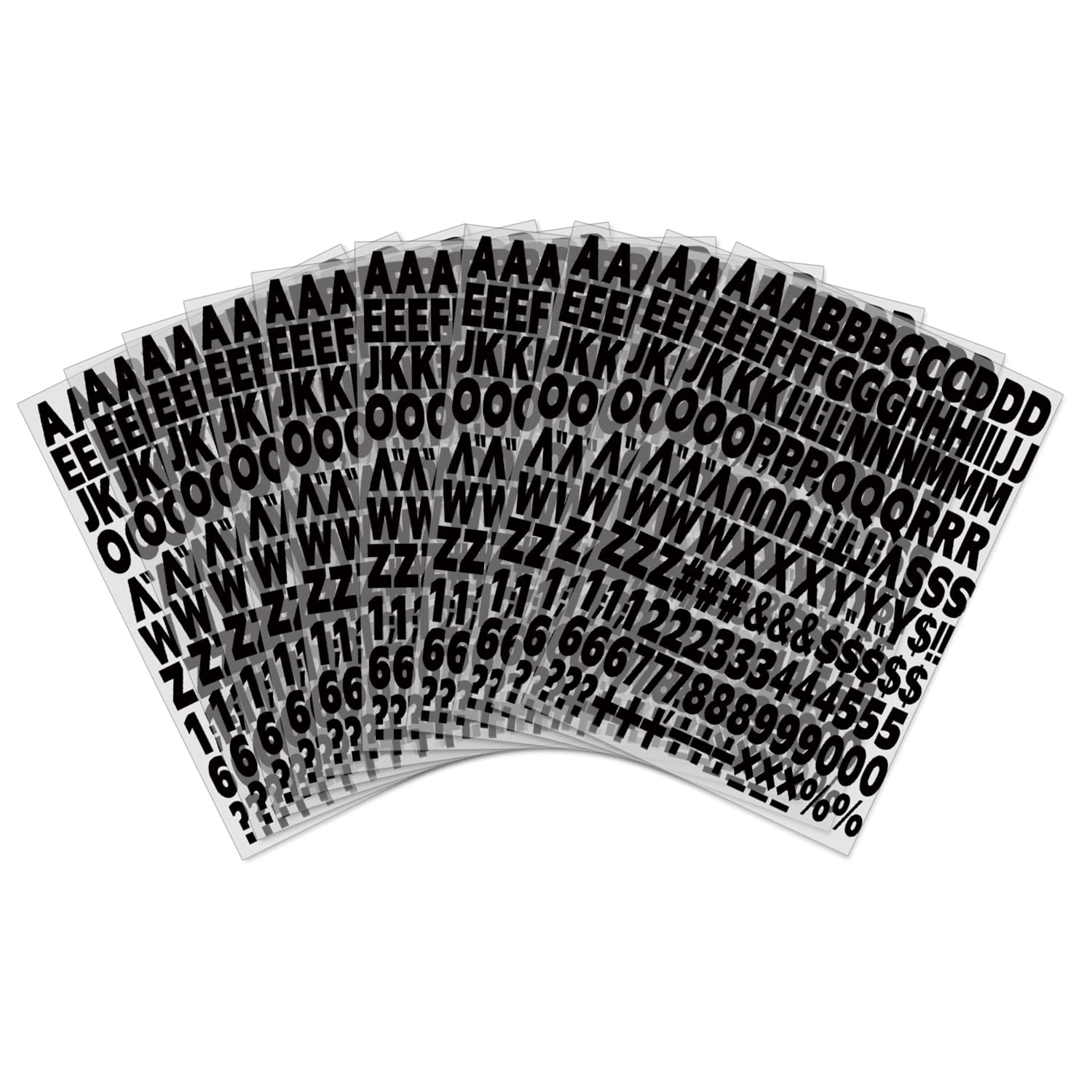 Amazon.com: 1680 Piece 1 Inch Iron On Heat Transfer Letters and Numbers ...