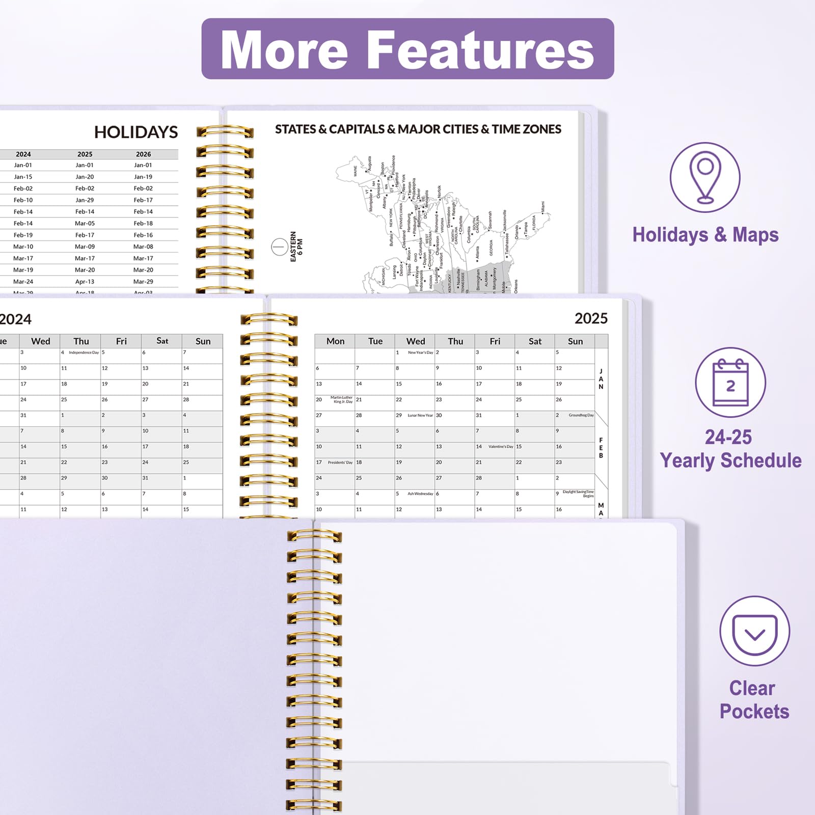 Snapklik.com : SUNEE Academic Planner 2024-2025 Weekly And Monthly ...