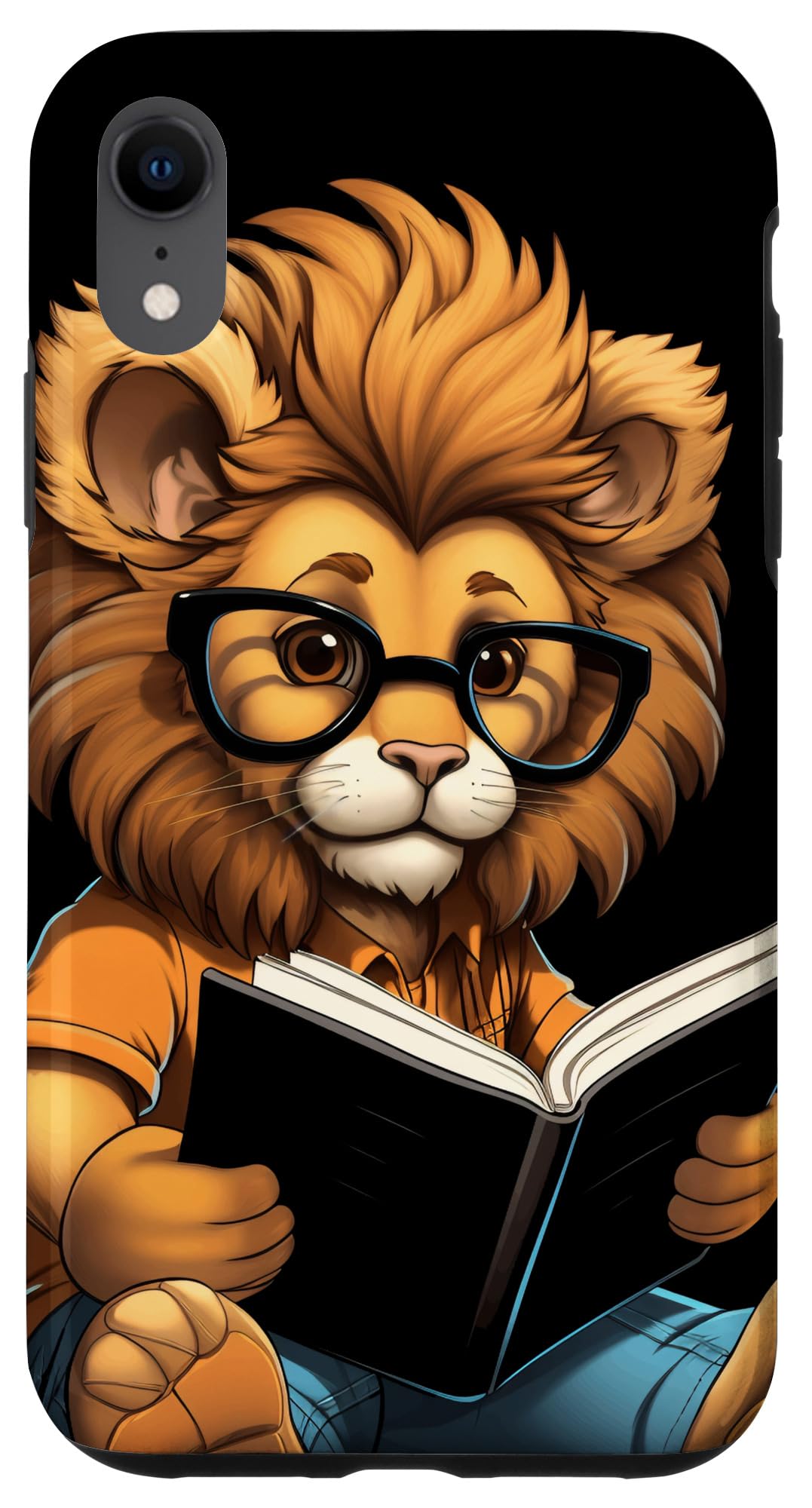 Lion Reading A Book