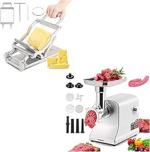 Amazon.com: Huanyu Commercial Cheese Slicer 1cm&2cm Stainless Steel ...
