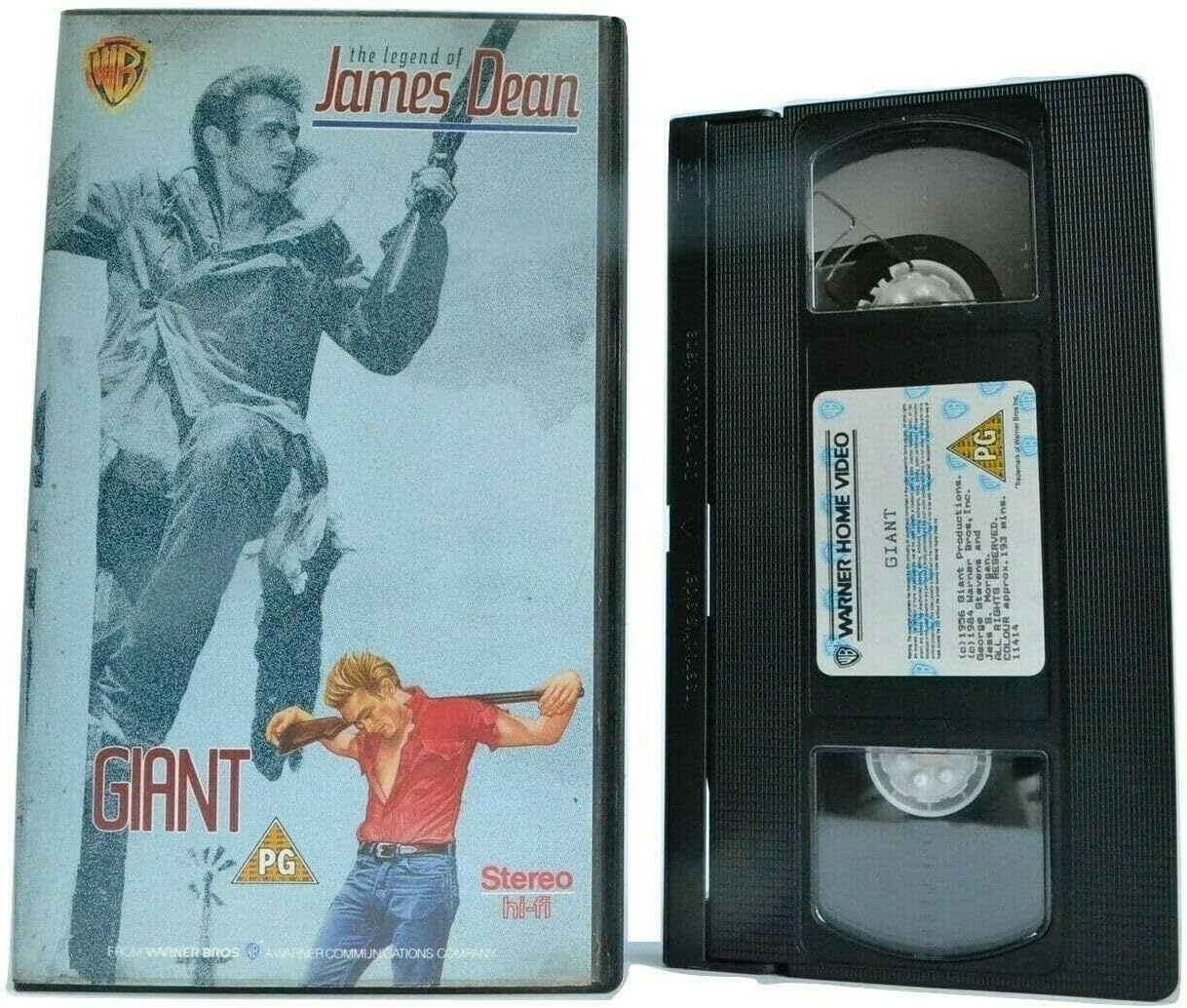 Giant [VHS] : Elizabeth Taylor, Rock Hudson, James Dean, Carroll Baker ...