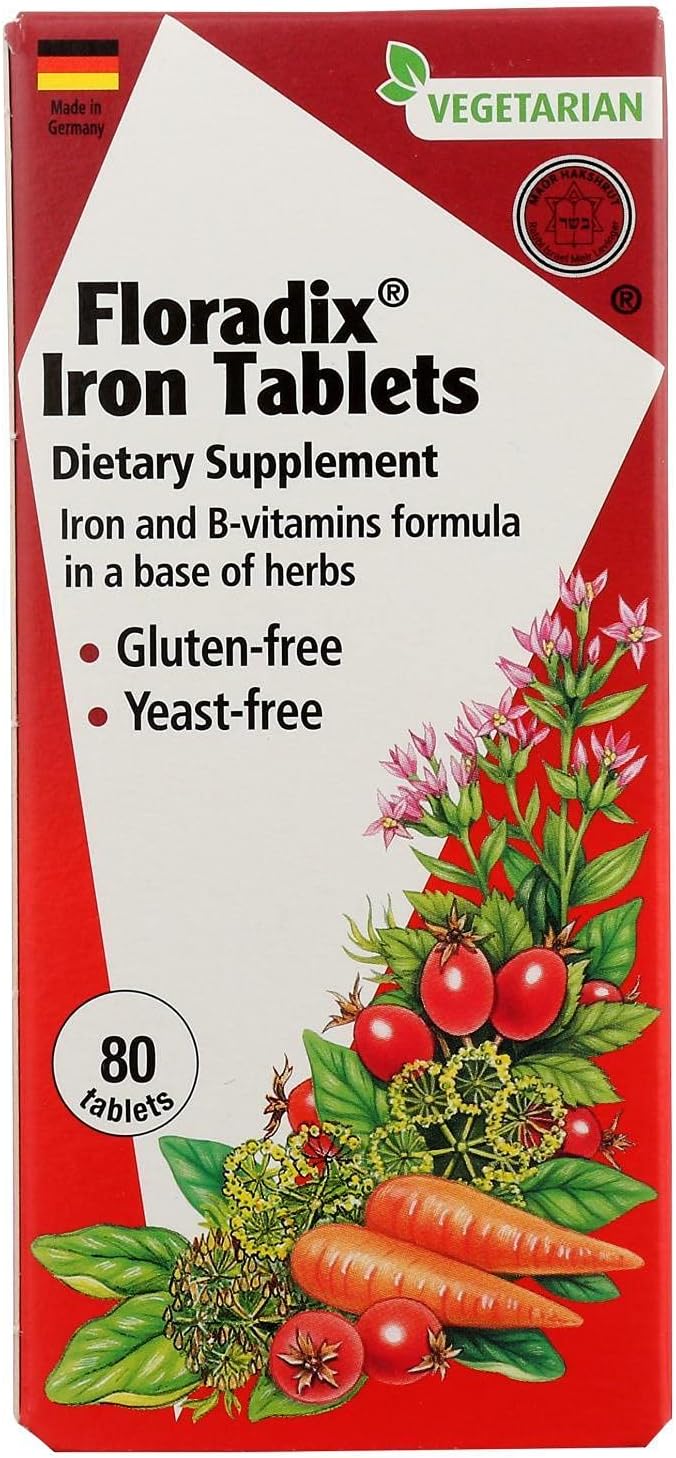 Amazon.com: FLORA Iron Floradix, 80 CT : Health & Household