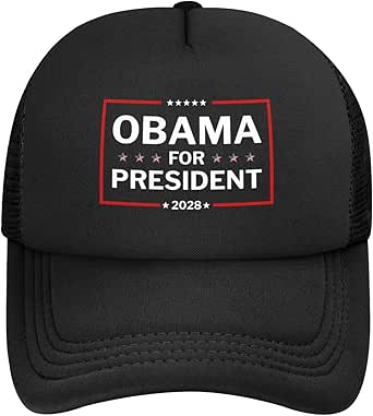 Amazon.com: Gymini Obama 2028 Mesh Hat Obama for President 2028 Trucker ...