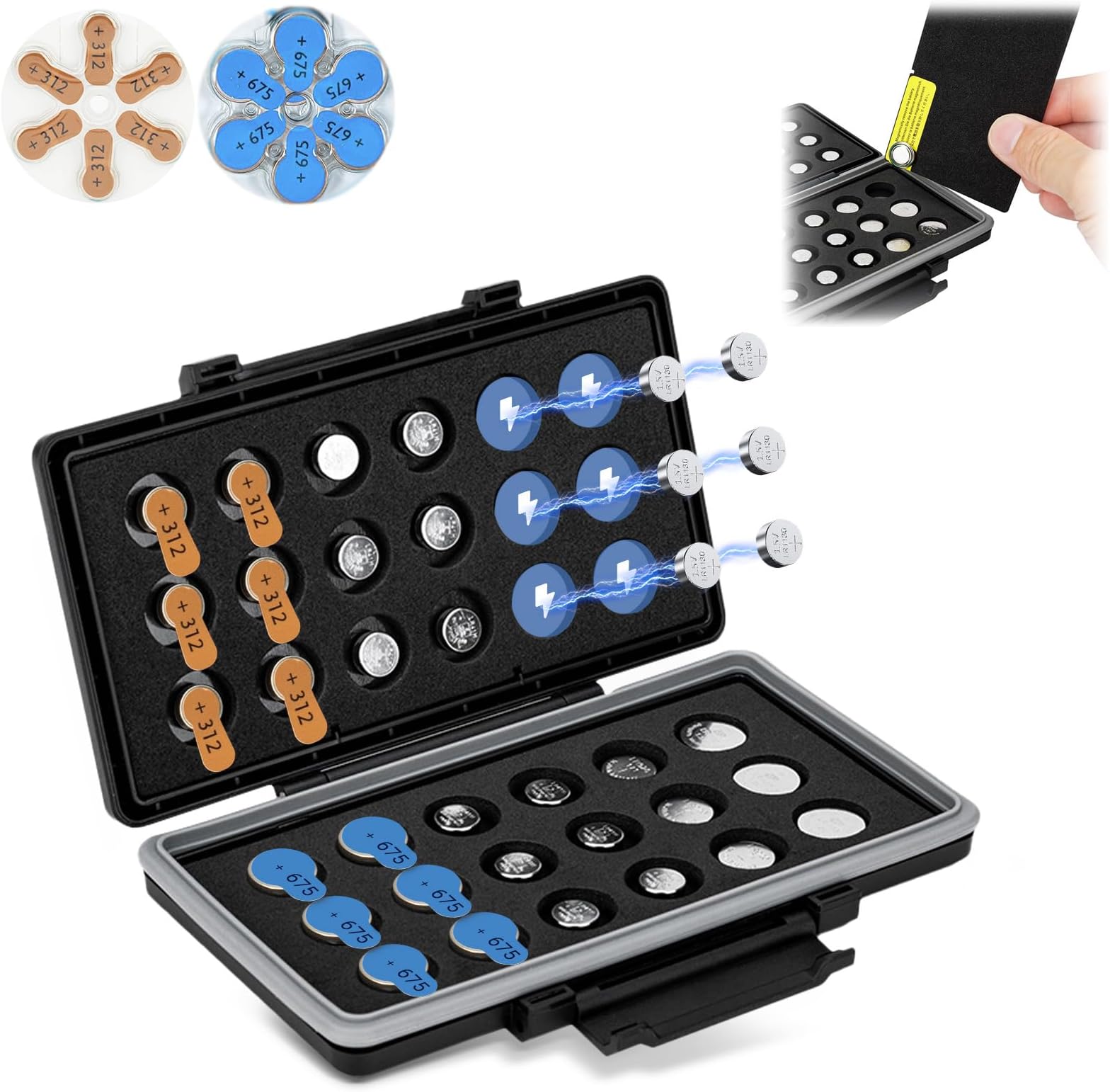 Amazon.com: 376 377 LR1130 LR41 371 364 Size 312 675 Small-Sized ...