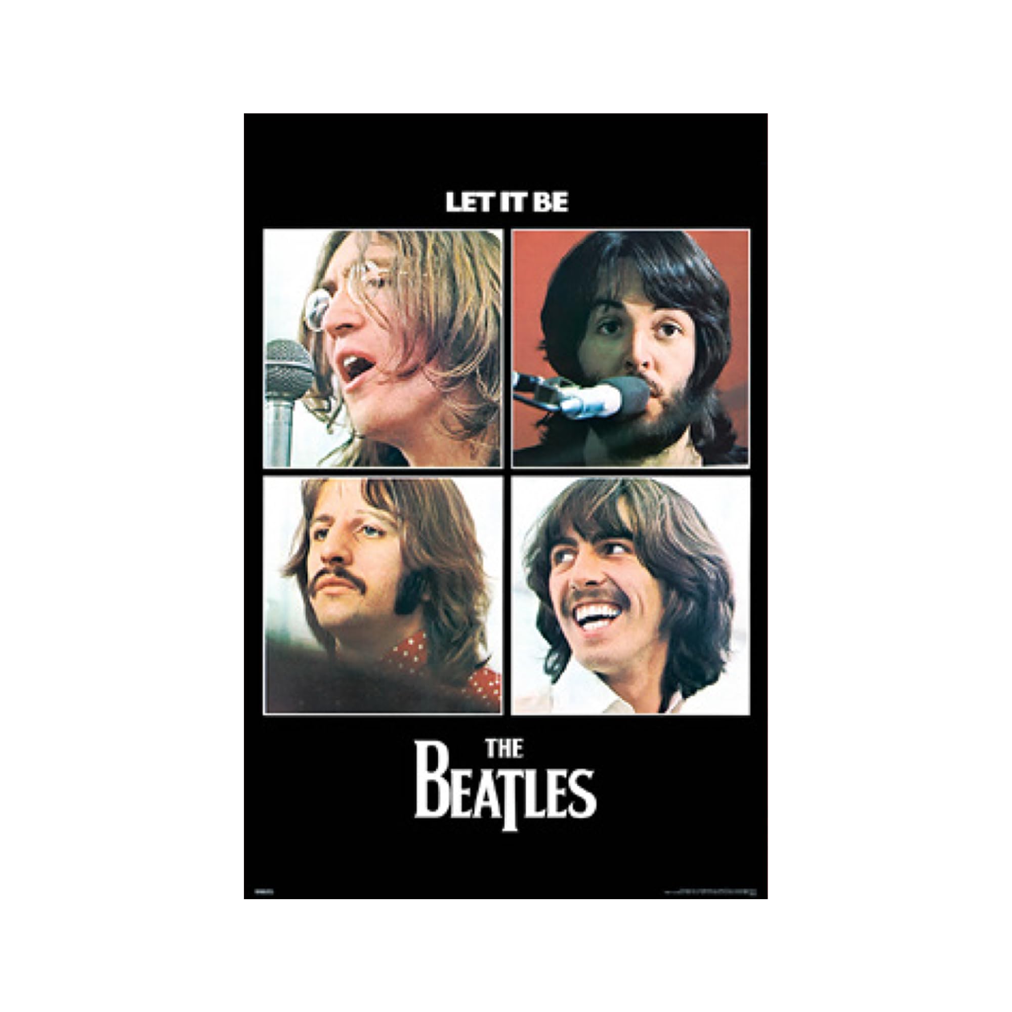 Amazon.com: Pyramid America The Beatles Let It Be Poster - (24 x 36 ...