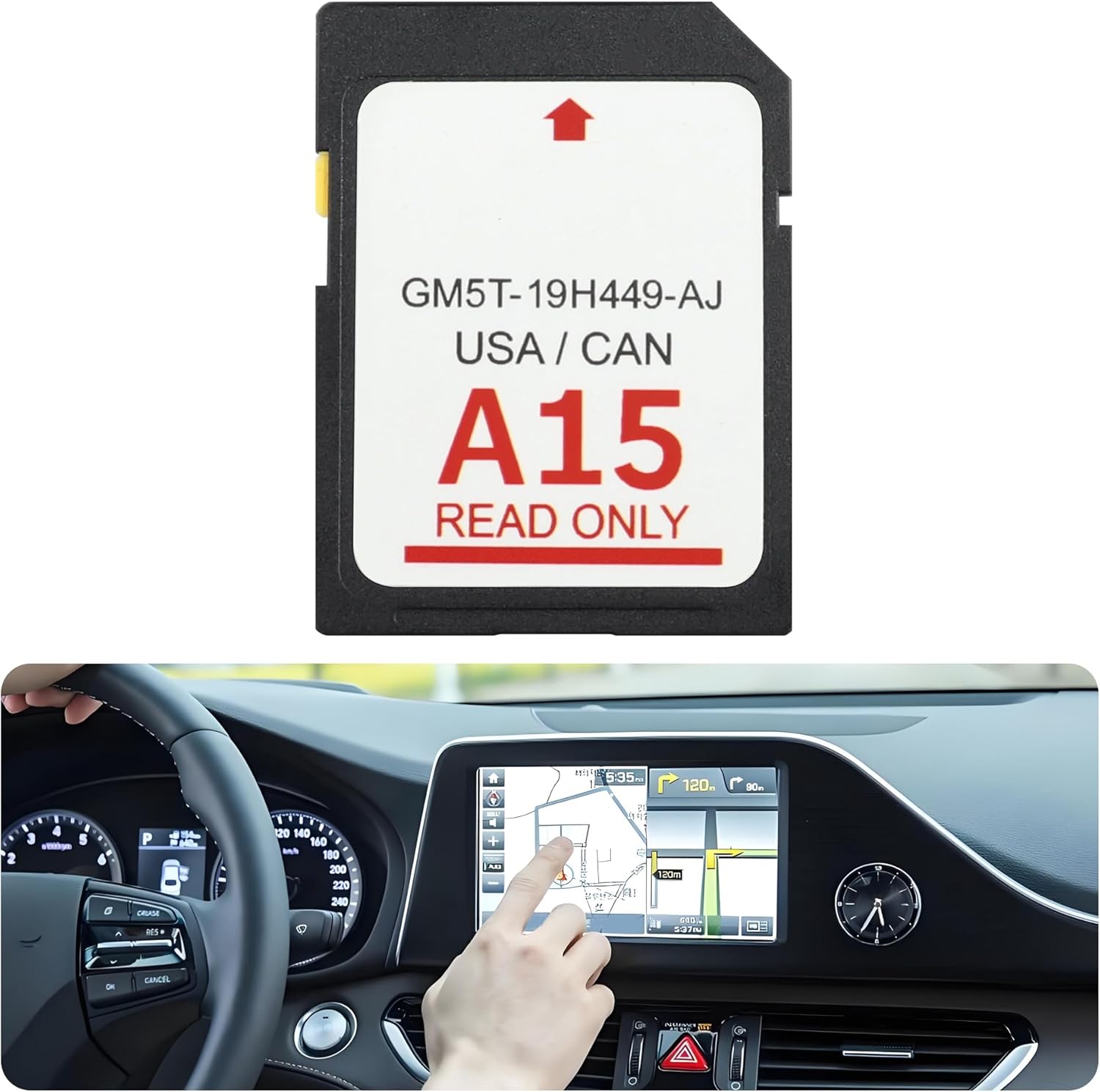 Latest A15 Navigation SD Card OEM# GM5T-19H449-AJ,Micro SD Card ...