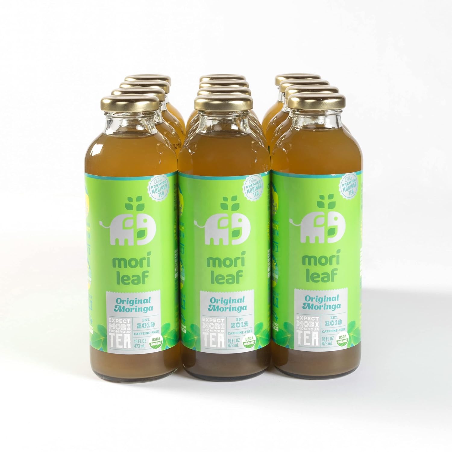 Amazon.com : Mori Leaf, Lightly Sweetened, Original Moringa Tea, 16 fl ...