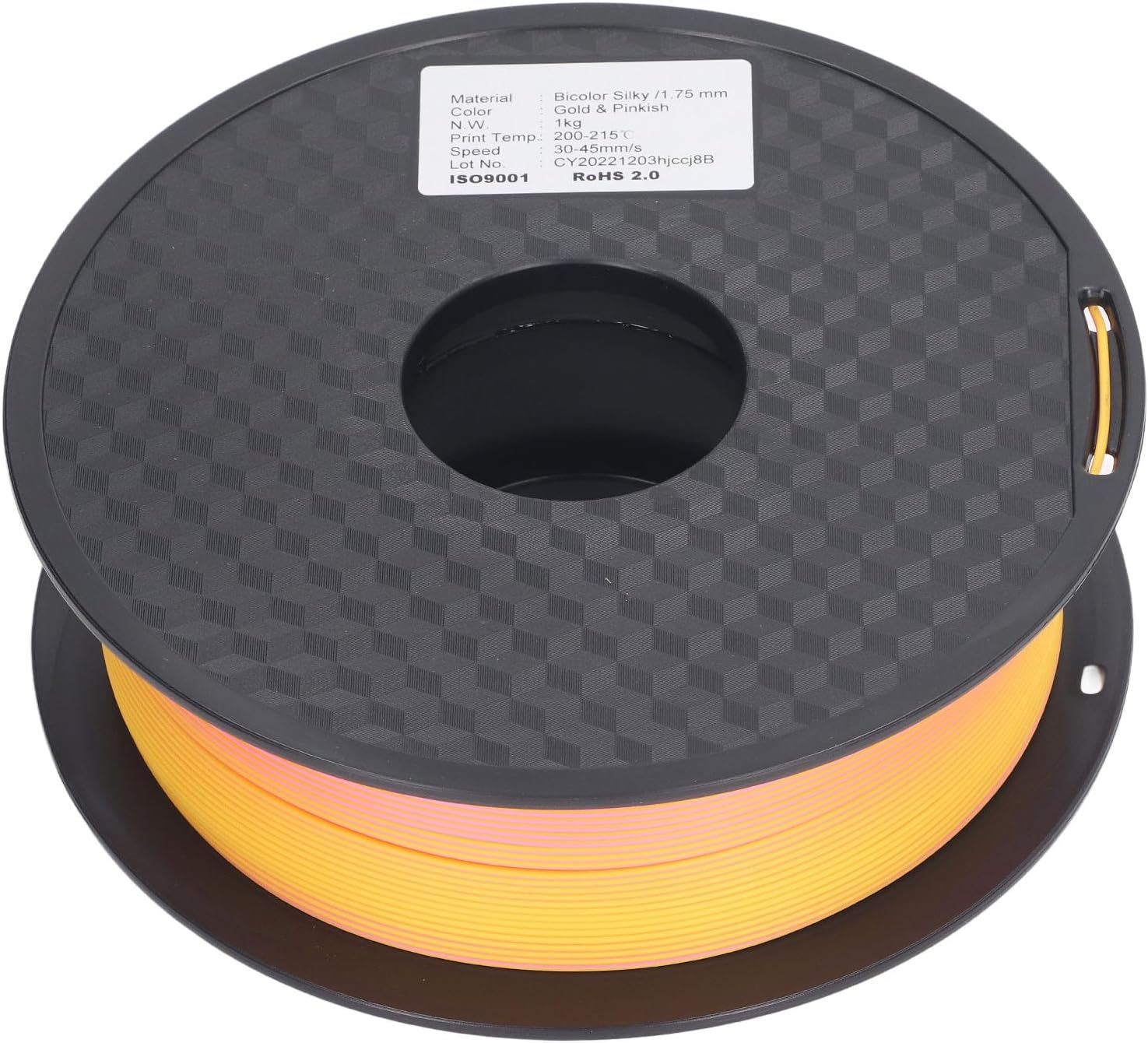 Amazon.com: 3D Printer PLA Filament Color Gold Peach Red Silky Printing ...