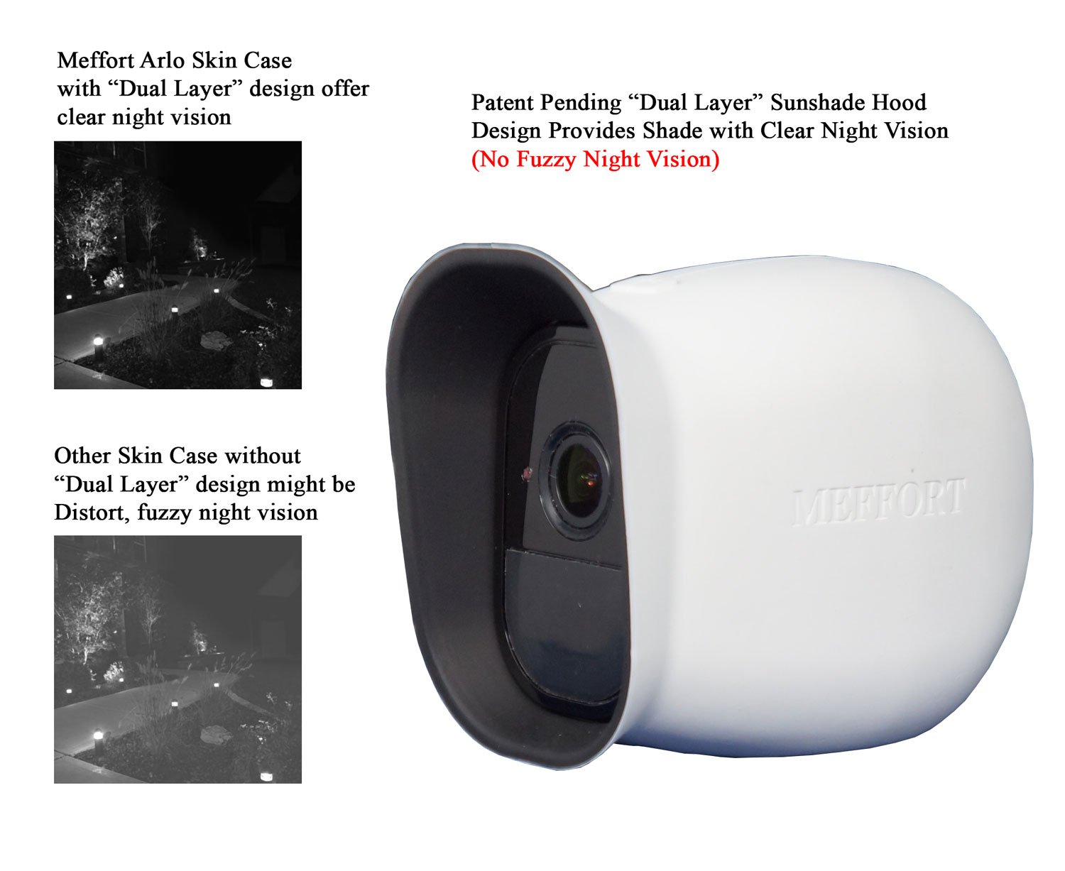 Arlo Skin Brown Silicone Skin Case Cover For Arlo Essential (1st Gen ...