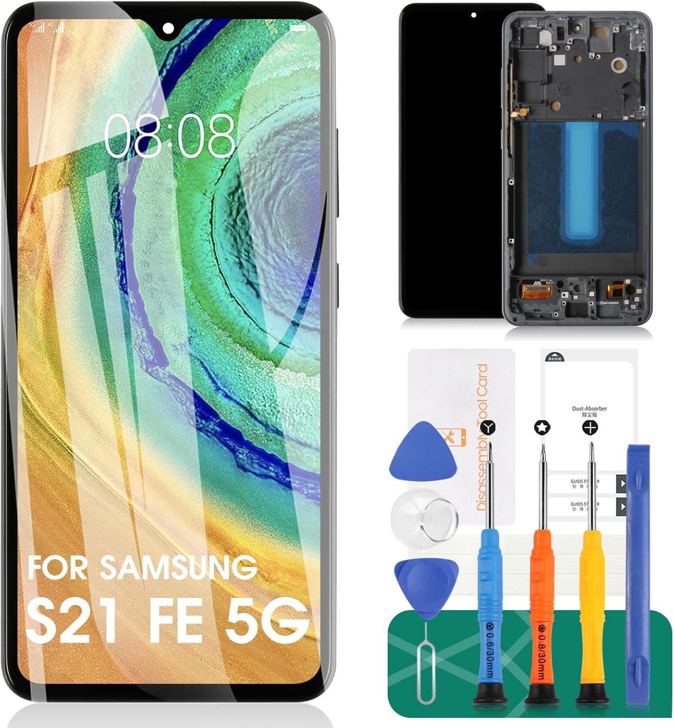 Amazon.com: OLED for Samsung S21 FE 5g Screen Replacement for Samsung ...
