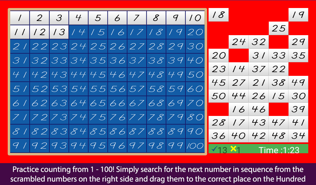 Montessori Hundred Board - Counting from 1 to 100, A Montessori ...