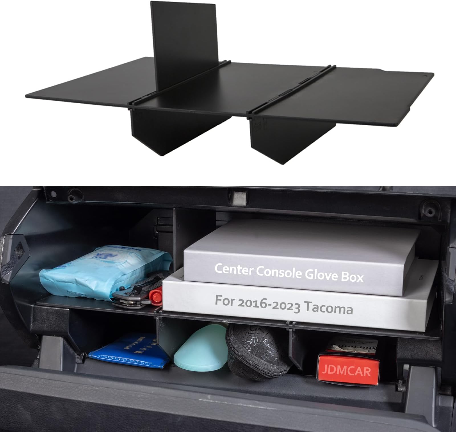 Amazon.com: JDMCAR Glove Box Organizer and One-Touch Hidden Storage Box ...