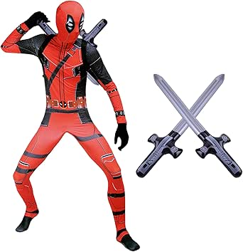 Mastparty Superhero Costume Superhero Fancy Dress for Kids Adults ...