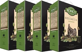 Beccaccia Cantine Ronco vino BIANCO bag in box 3 litri - 4 pezzi, 12L