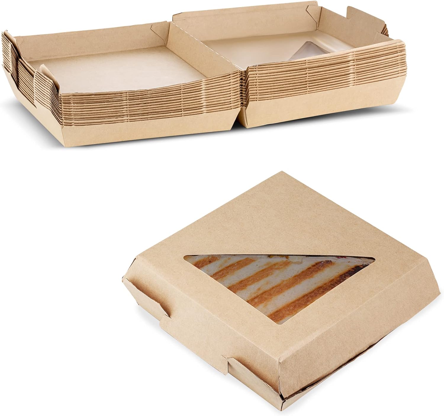 Amazon.com: MT Products 6" x 6" x 2" Kraft Corrugated Cardboard ...
