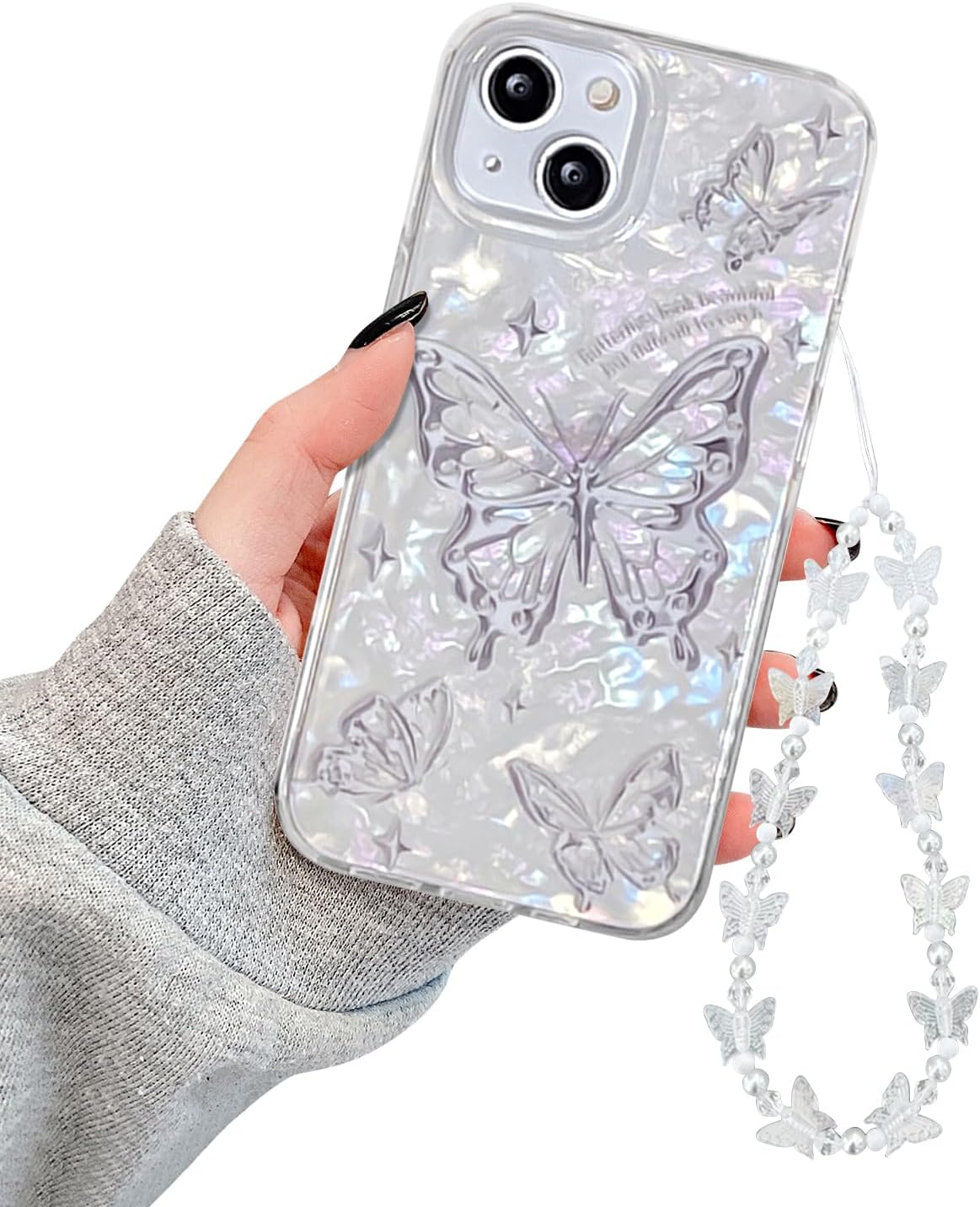 Amazon.com: Ownest Compatible with iPhone 15 Case with Clear Colourful ...