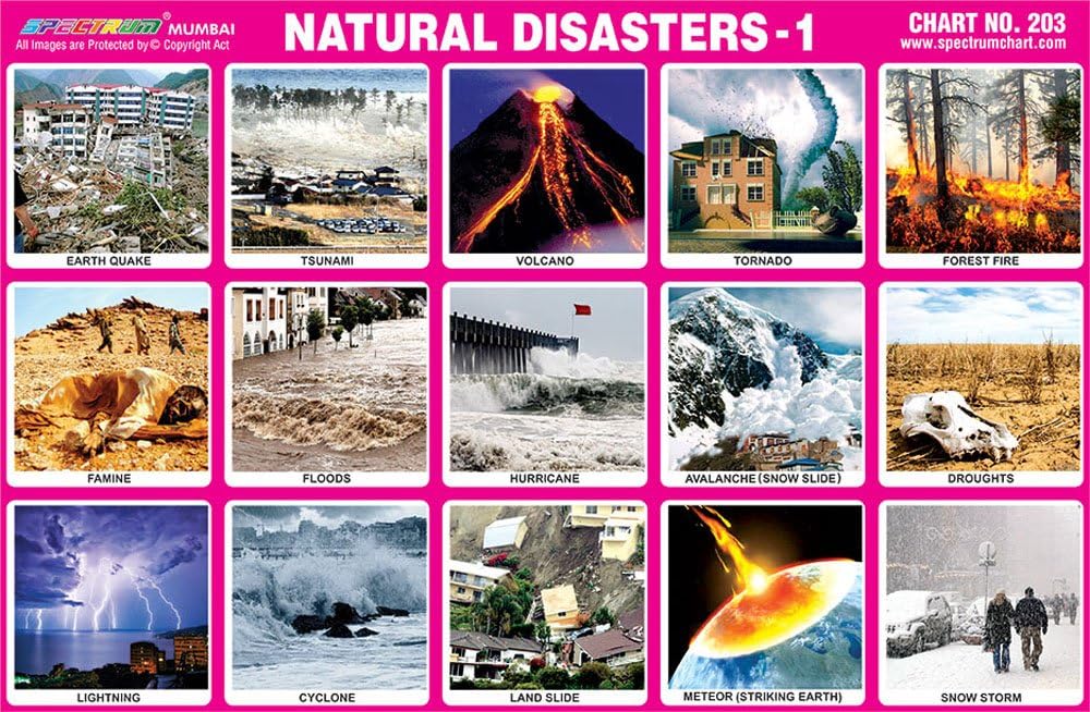 Pack de 25 niños de la escuela primaria de desastres naturales ...