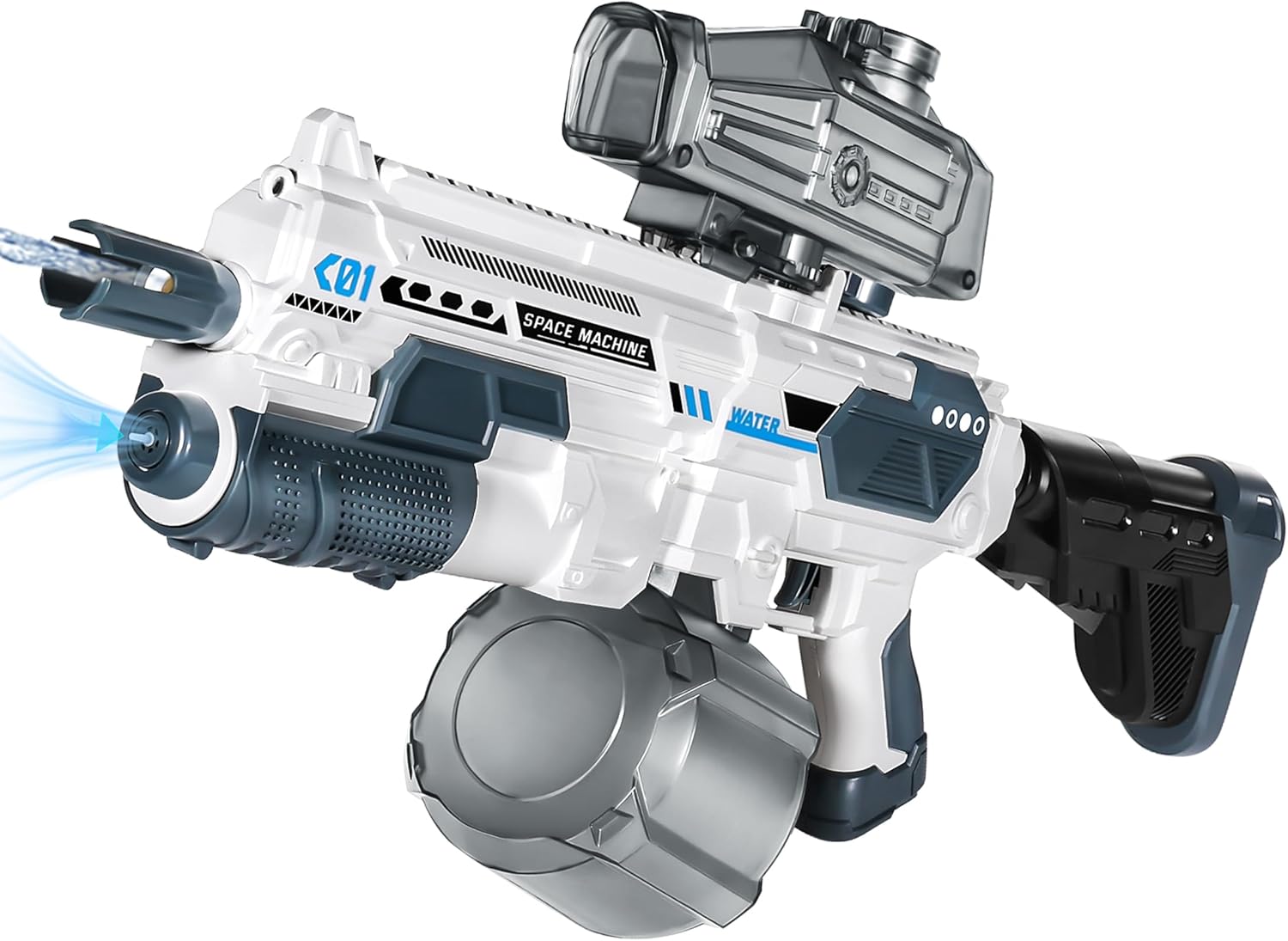 Amazon.com: Electric Water Gun, Automatic Water Gun with Water ...