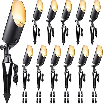 Gardenreet Die-Cast Brass Spot Light Outdoor - 12V Uplighting ...