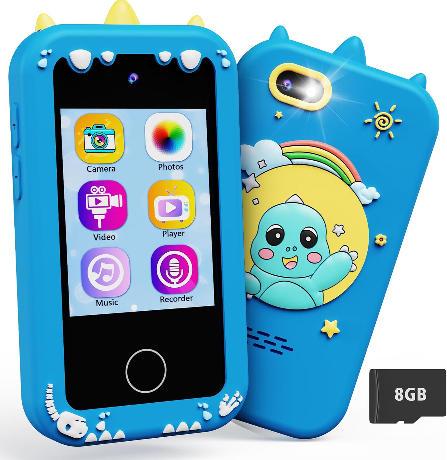 Amazon.com: Kids Smart Phone Toy for Boys 3 4 5 6 Year Old, Dinosaur ...