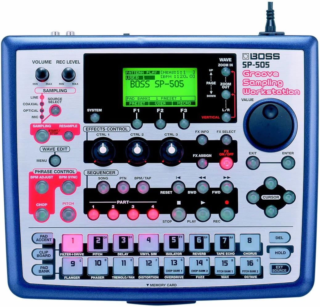 Amazon.com: Boss Sp-505 Groove Sampling Workstation : Musical Instruments