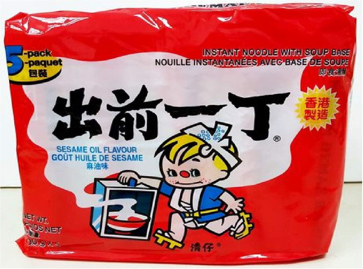 Nissin Japan DEMAE ITCHO Sesame Oil Flavor 100g x 5 Pack Made in Hong ...