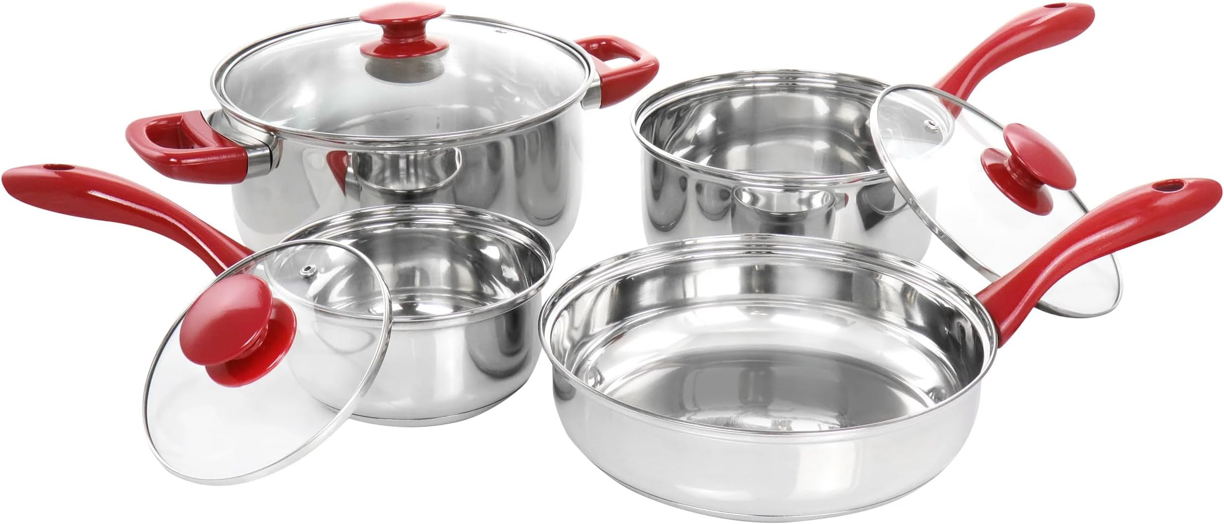 Amazon.com: Spt 11pc Stainless Steel Cookware Set : Home & Kitchen
