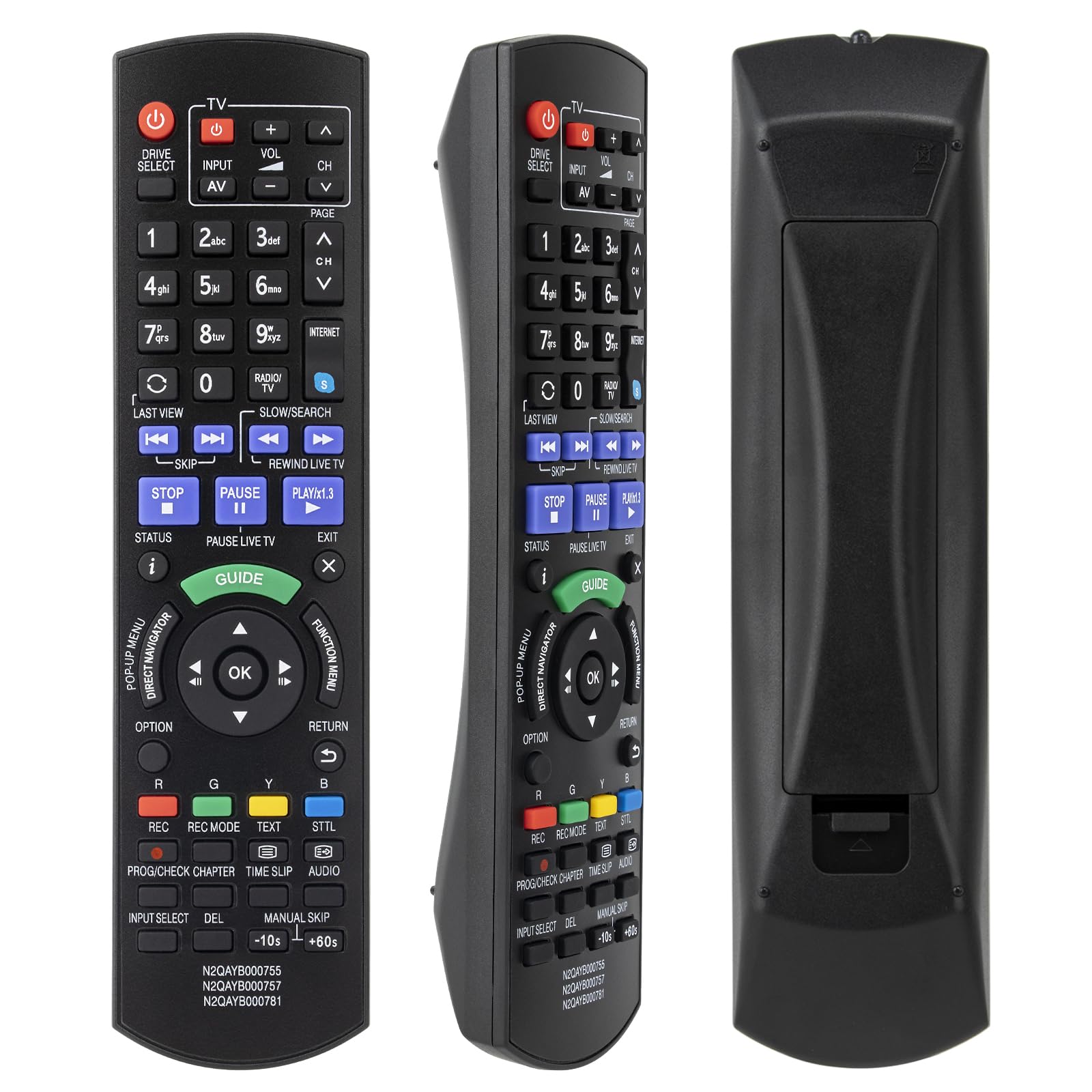 Replacement Remote for Panasonic DVD HDD Recorder IR6 Remote Control ...