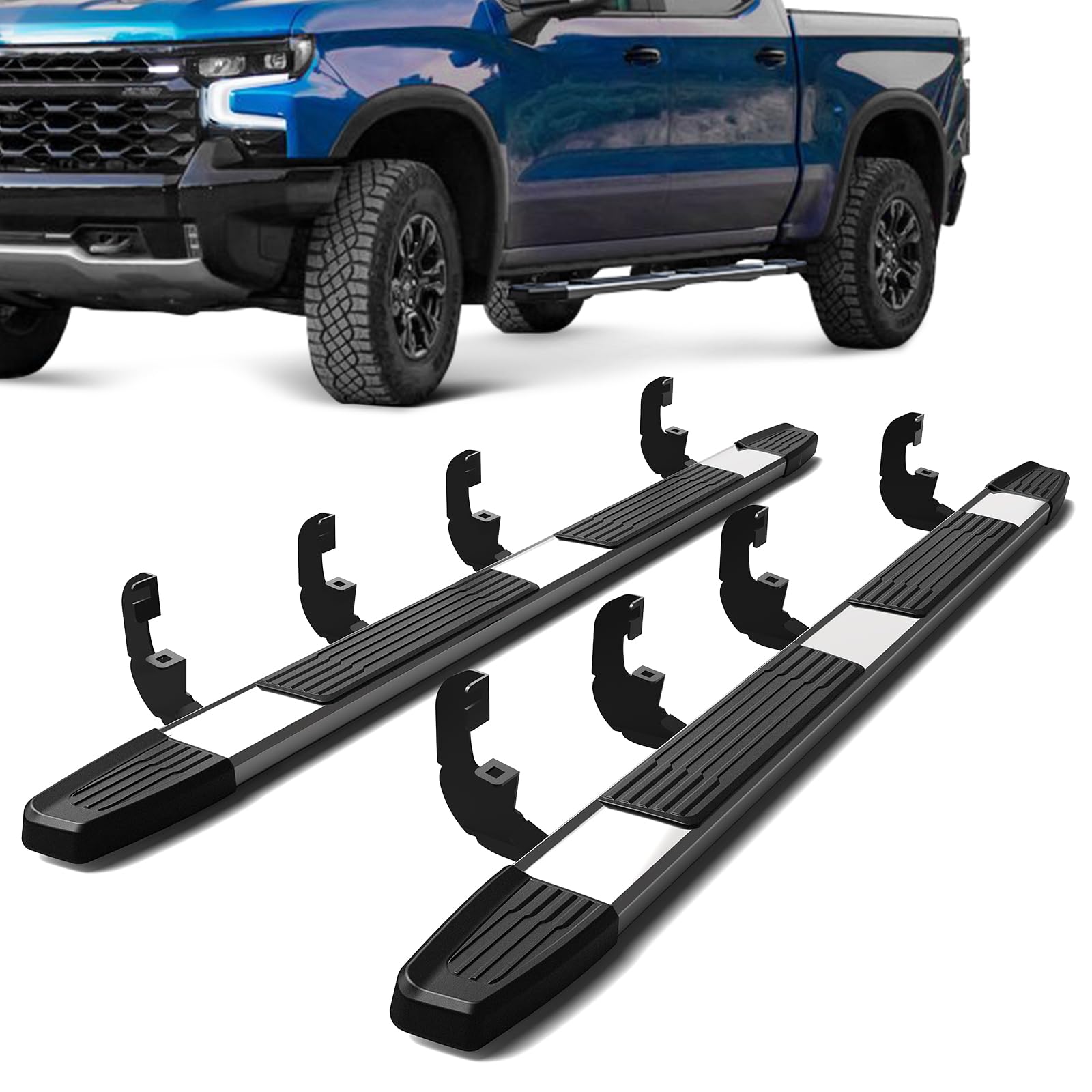 Amazon.com: 6.2 Inches Side Steps for 2020 2024 2025 Silverado 1500 ...