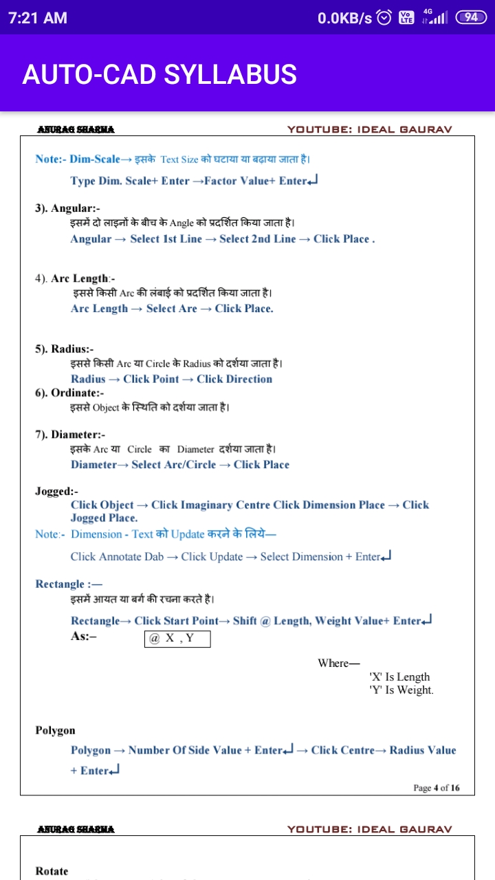AUTO-CAD SYLLABUS - App on Amazon Appstore