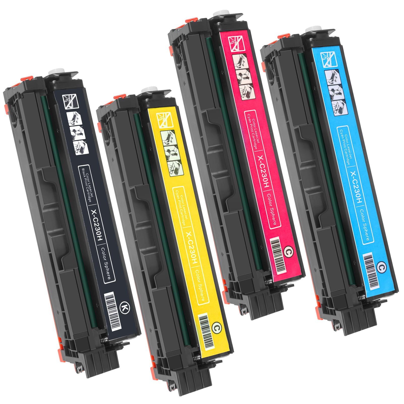 Amazon.com: C230 C235 Toner Cartridge for Xerox 006r04391 006r04392 ...