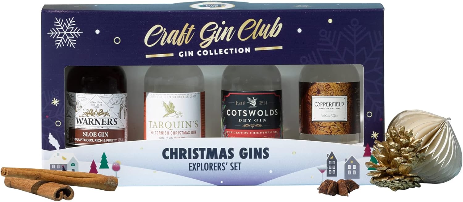 2022 Christmas Miniature Gins Gift Set- Craft Gin Club Explorers' Set ...
